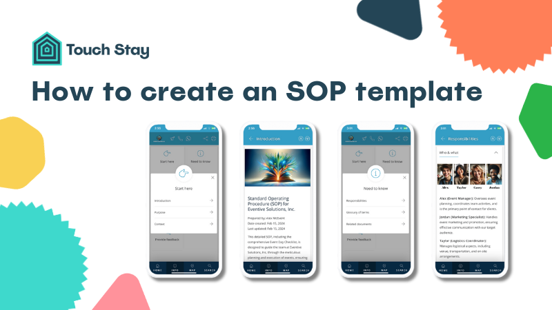 How to create an SOP template | Touchstay