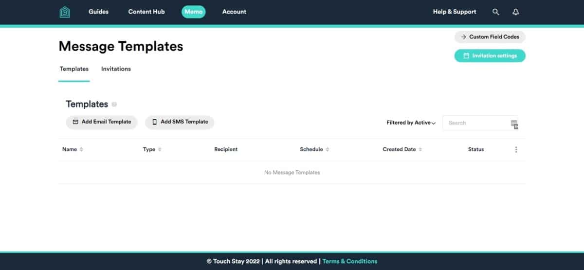 Memo: your guest communication alert tool | Touchstay